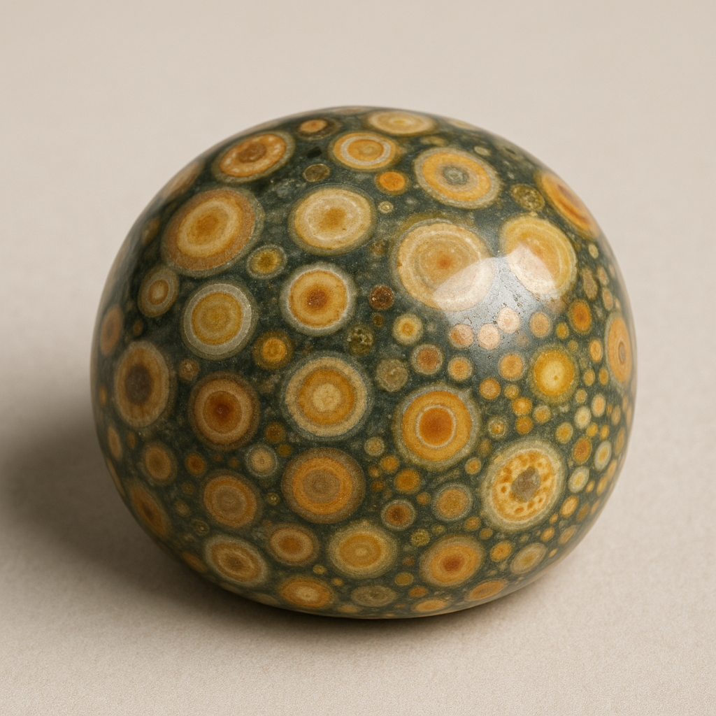 Orbicular Jasper meaning – wholeness, cycles, harmony – Sacred Gems ...
